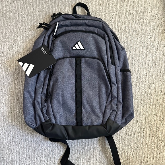 adidas | Bags | Nwts Adidas Prime 7 Backpack In Greyblack | Poshmark